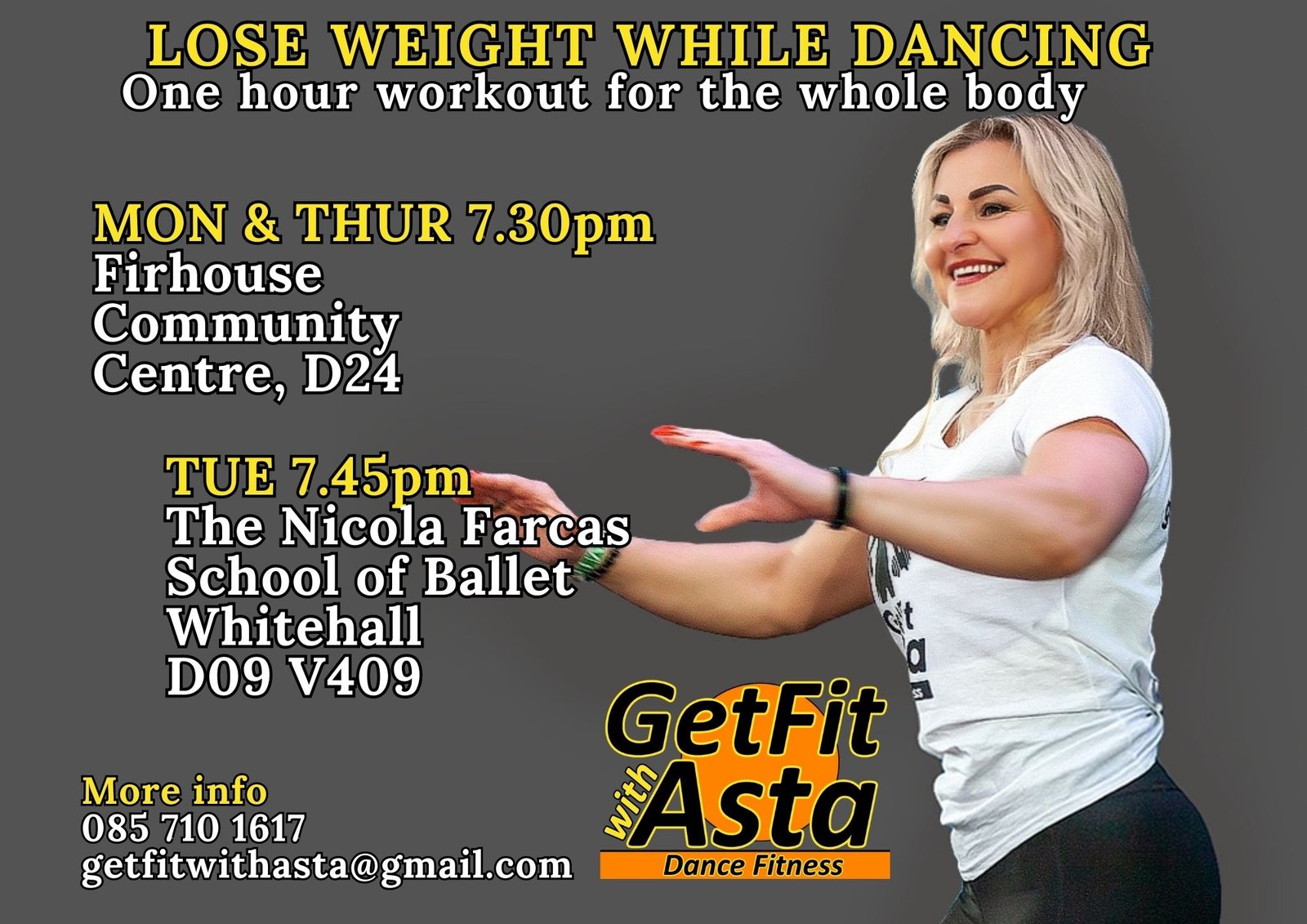 Get Fit Asta – Dance Fitness and Personal Trainer